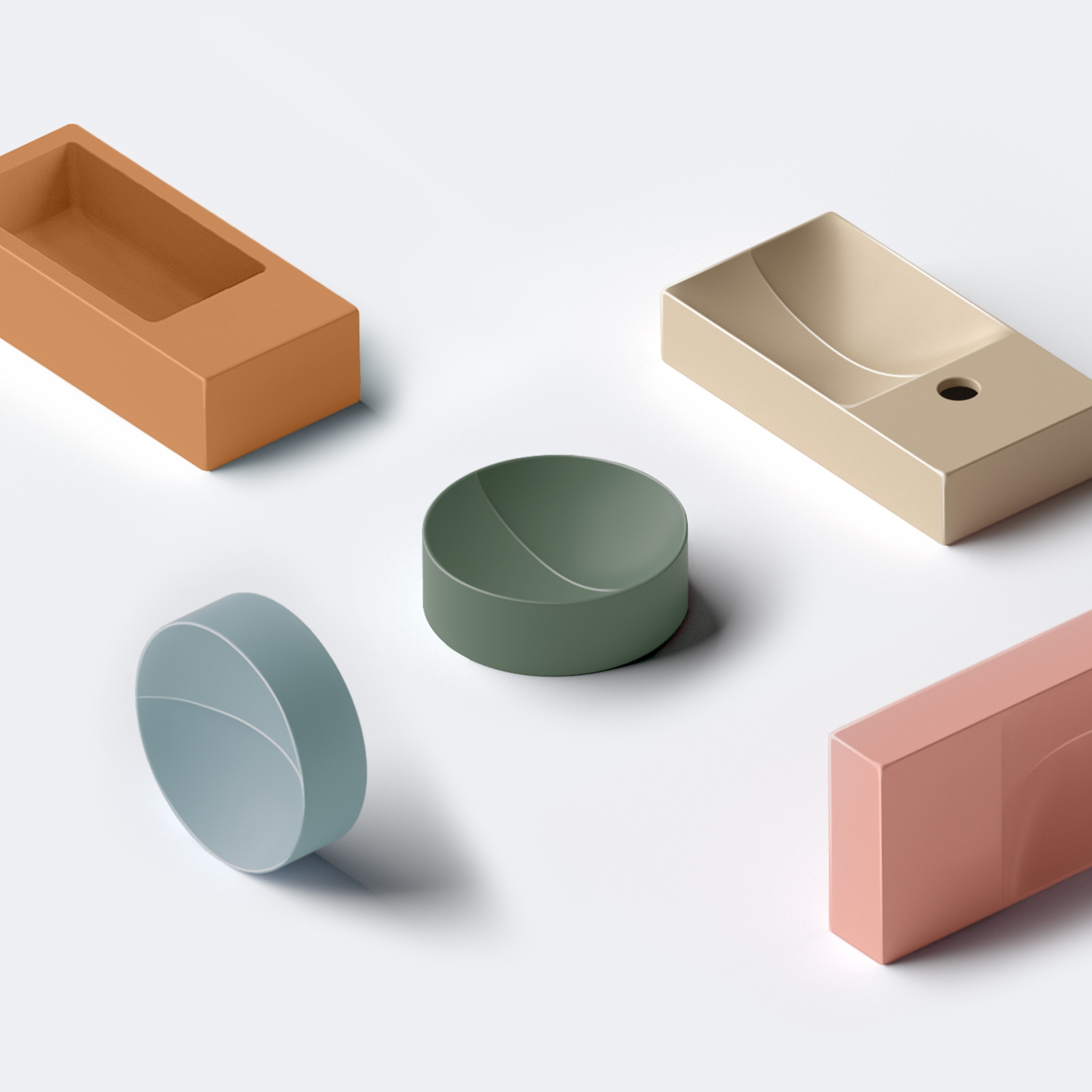 Clou welcomes colour! - Clou bath findings - Sanitair voor design badkamers